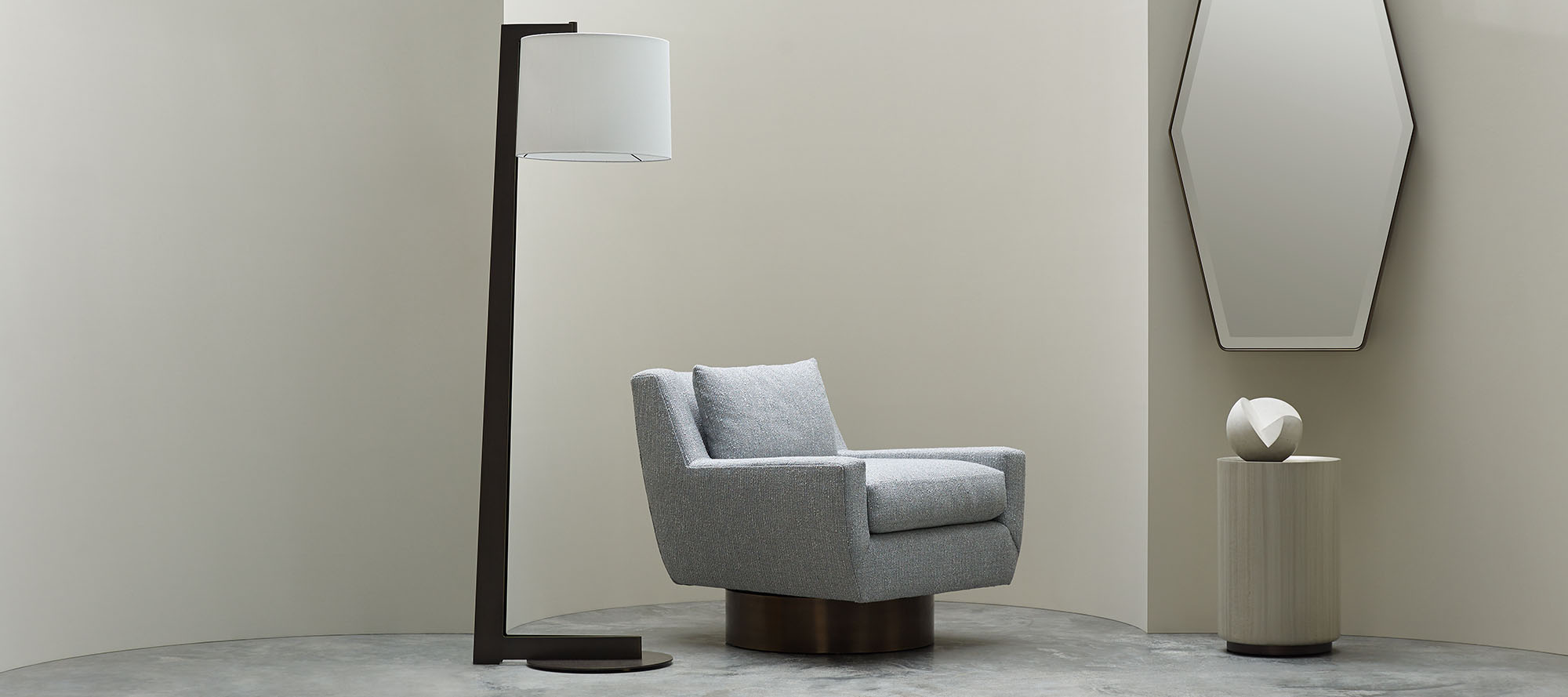 Verve Lounge Chair-by Barbara Barry-BA6741C | Baker-McGuire Furniture